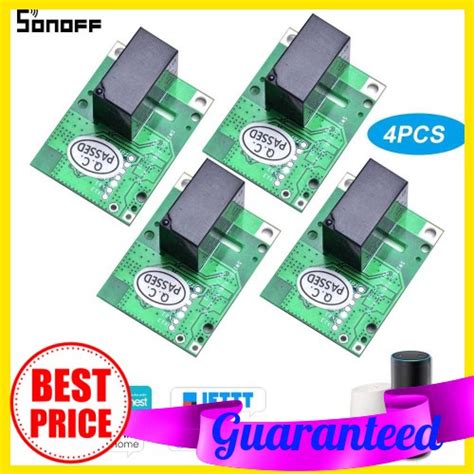 4PCS SONOFF RE5V1C Relay Module Dry Contact Output 5V WiFi DIY Switch ...