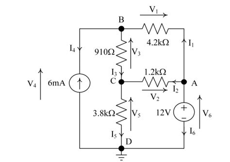 Nodal Analysis How To Determine High And Low Potential For Current