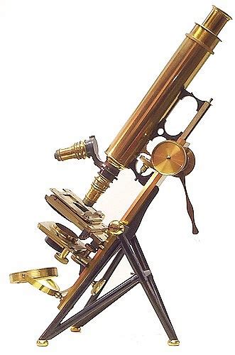 W Ladd Beak St Regent St W C 1865 Monocular Microscope With