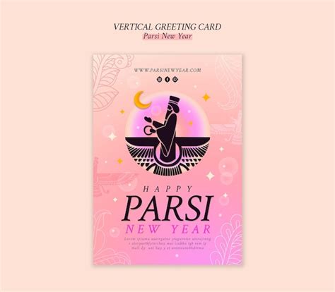 Premium PSD Parsi New Year Celebration Template