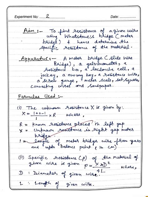 Physics Class 12 Experiments Pdf
