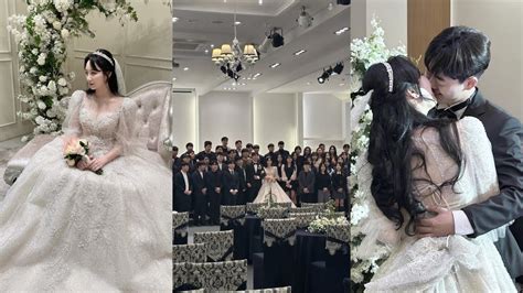 💍 행복했던 결혼식 브이로그 Vlog ️💐 23살 동갑 부부 주례 없는 결혼식 👰‍♀️ 친구 축사 축하무대