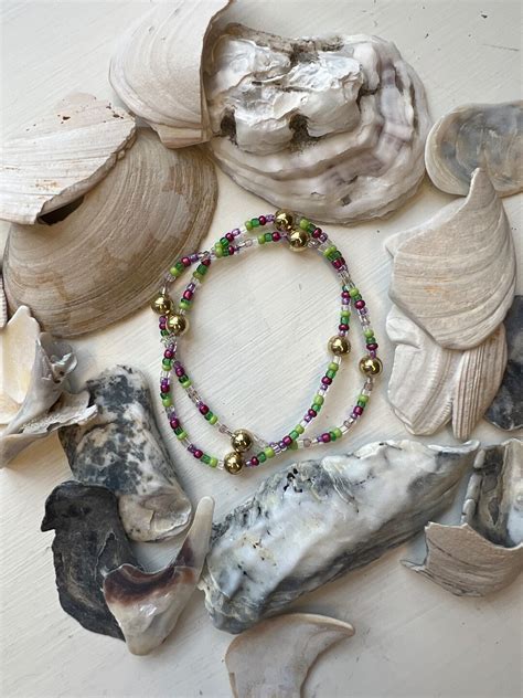 Royal Stack 2 Beaded Bracelets Etsy