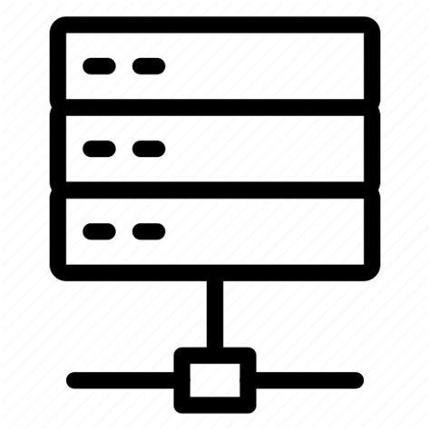 Connect Data Database Network Server Share Storage Icon