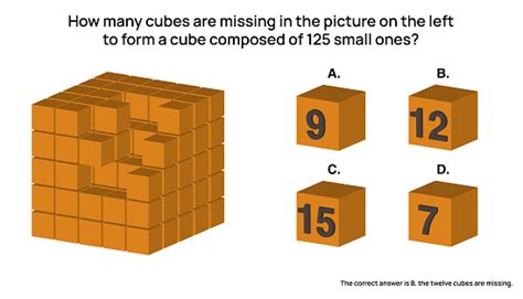 Vector 3d Graphic Of Orange Color Cubes Shapes A Logical Reasoning