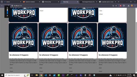how do i make my cards and images inside the cards fit into my