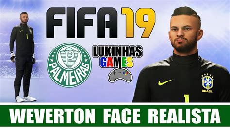 FIFA WEVERTON PALMEIRAS FACE REALISTA STATS YouTube