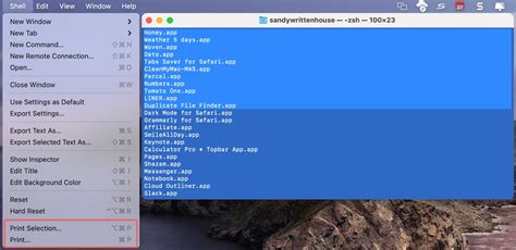 How To View Save And Print A List Of Installed Apps On Mac
