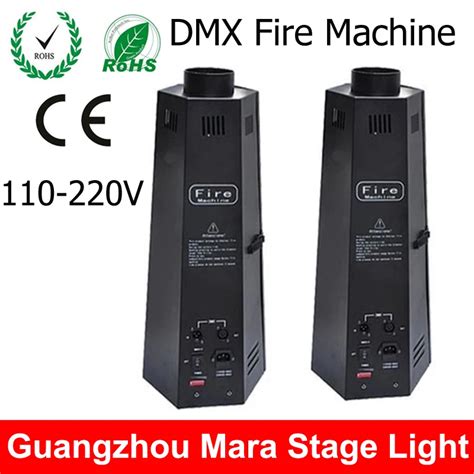 Pcs Lot Dmx Fire Machine Spray Fire Effect Stage Flame Machine