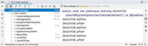 Automatically Migrating Tests Jetbrains Guide
