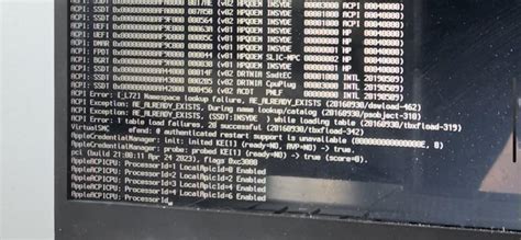 Ventura Hackintosh Crashing At “processorid” R Hackintosh