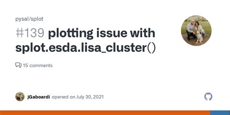 plotting issue with splot esda lisa cluster · issue 139 · pysal