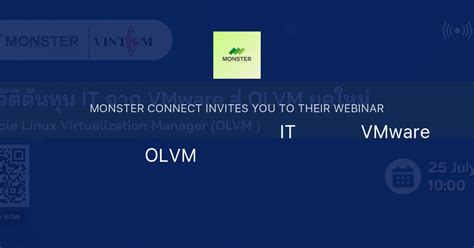 การปฏิวัติต้นทุน It จาก Vmware สู่ Olvm ยุคใหม่ Monster Connect