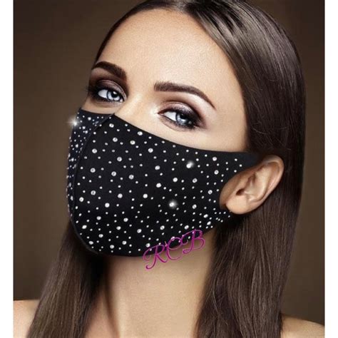 Accessories Rhinestone Bling Face Mask Face Cover Washable Poshmark