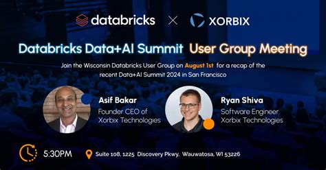 Databricks Data Ai User Group Meeting Xorbix