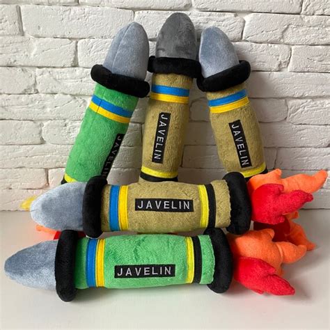 St Javelin Javelin Weapon Toy Javelin Plush Rocket Rocket Etsy Hong Kong