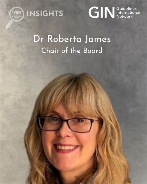 We Are Delighted To Welcome Dr Roberta James As The New Chair Of
