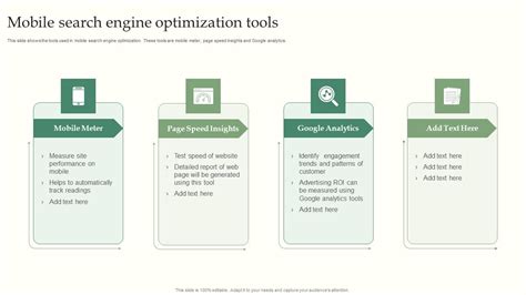 Mobile Search Engine Optimization Tools Background Pdf