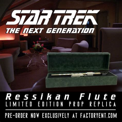 Action Figure Insider Startrek Prop Replica Ressikan Flute Available