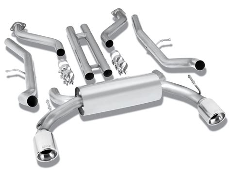 Borla S Type Cat Back Exhaust System In Incl Connecting Pipes Mufflers Hardware