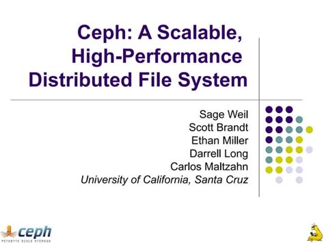 Overview Of Ceph And Its Introdcutionppt