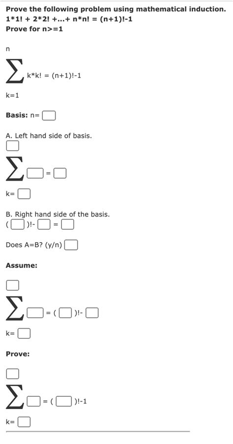 Solved Prove The Following Problem Using Mathematical