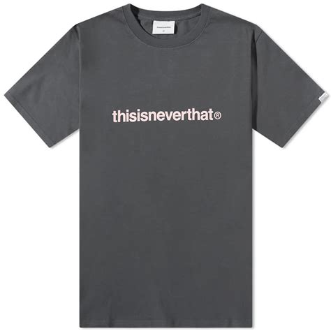 Thisisneverthat T Logo Tee Charcoal End Global