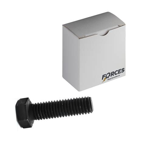 Hex Head Bolt 38 16 X 1 Full Thread Plain Steel Grade 8