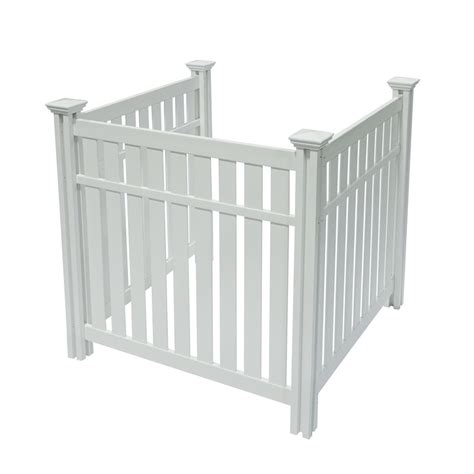 Enclo 4ft H X 33ft W X 35ft L 3 Panels No Dig Enclo Hartford White