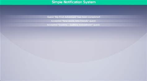 Simple Notification System Shop Assets 3d