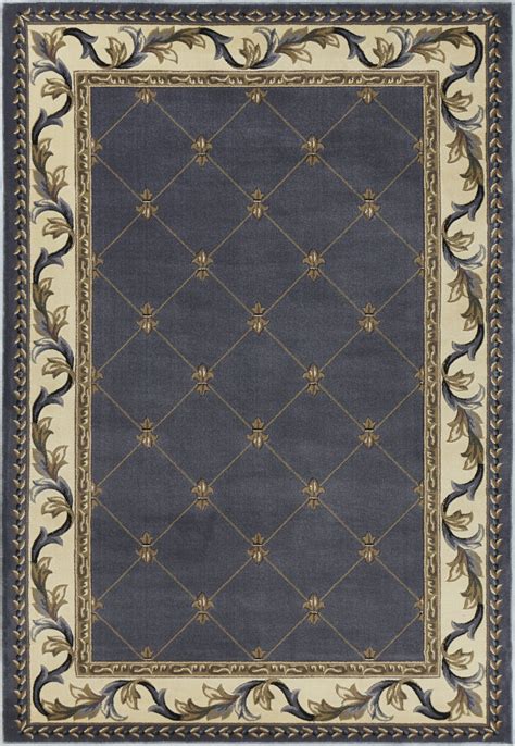 Kas Corinthian 5318 Ivory Fleur De Lis Area Rug Incredible Rugs And Decor
