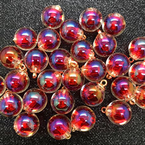 Badu Bg НОВИ Направи си сам 8 БР 16 ММ мини стъклени бутилки с мъниста висулка Орнаменти