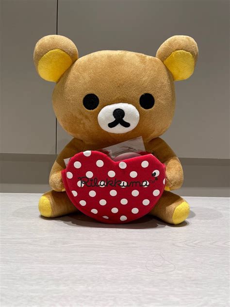 Rilakkuma Heart Plushie Hobbies And Toys Toys And Games On Carousell