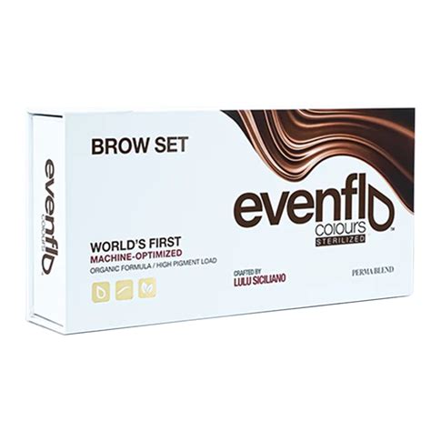 Evenflo Brow Pigment Set By Perma Blend 5 X 05 Oz 15 Ml Pmuhub Shop