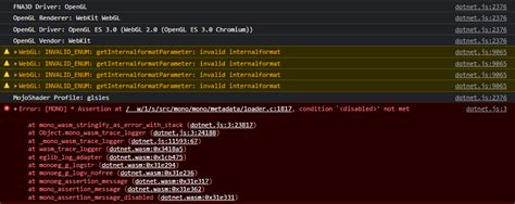assertion failed in loader condition ` not met · issue 73617
