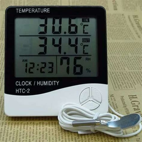 Jual Pengatur Suhu Ruangan Htc Thermometer Hygrometer Htc Di Seller Odettee Shop Wanasari