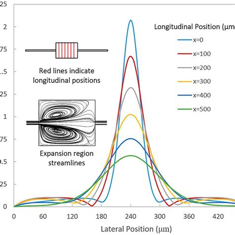 Velocity Profiles Calculated At Different Longitudinal Positions