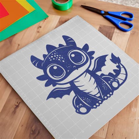 Playful Pixie Dragon Svg And Png For Cricut And More