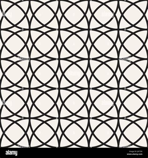 Vector Seamless Line Grid Pattern Abstract Geometric Background Design