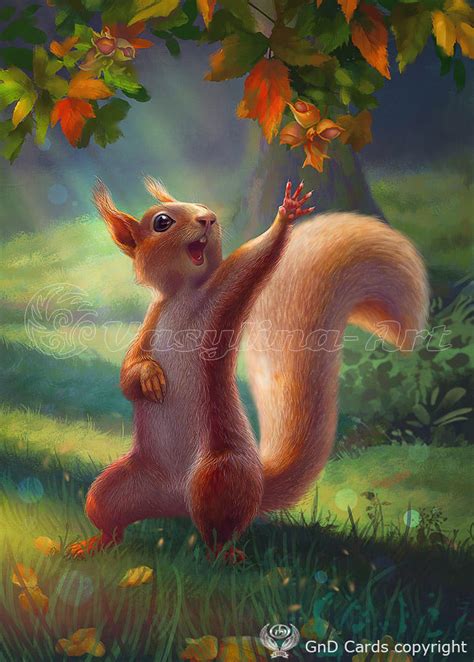 Squirrel By Vasylina On Deviantart