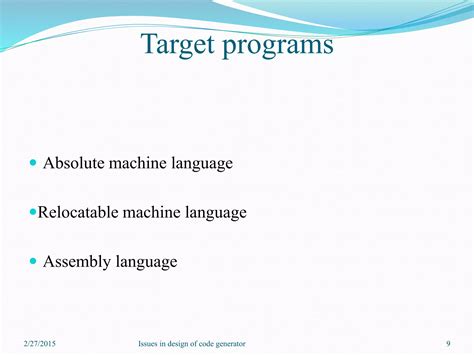 Issues In Designofcodegenerator Pptx