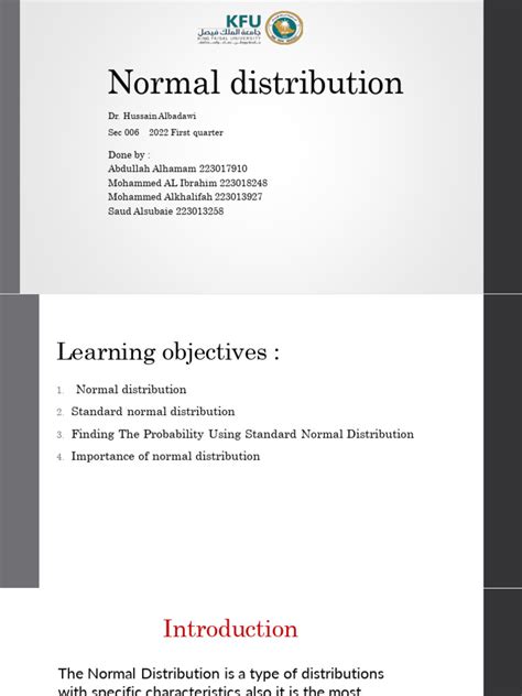 Biostatistics Presentation Normal Distribution Pdf Normal