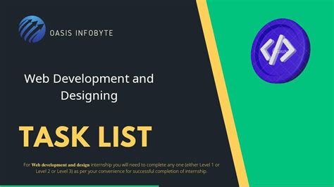 Im Exicited To Share That Ive Just Completed My Web Development Internship At Oasis Infobyte