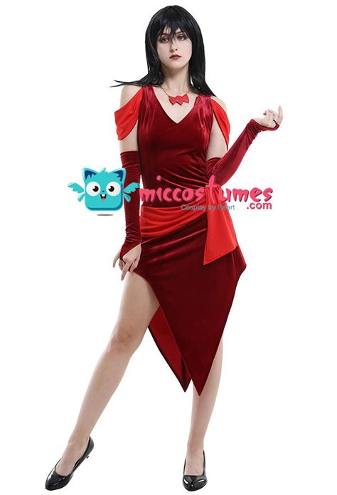 Hex Girls Scooby Doo Cosplay Thorn Dark Red Dress Halloween Costume