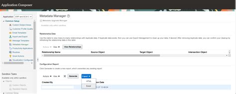 Application Composer Oracle Fusion Table Details Tech Trainings