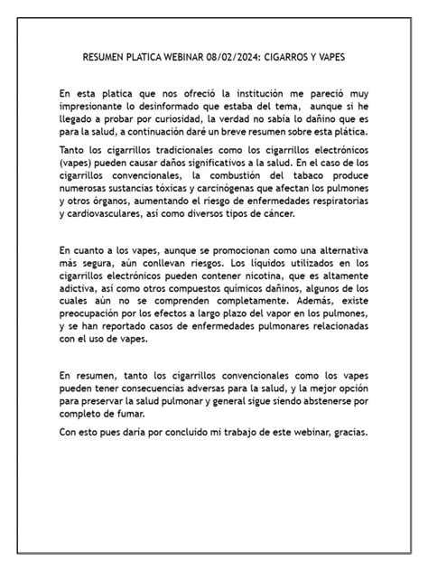 Resumen Platica Webinar 08 Pdf