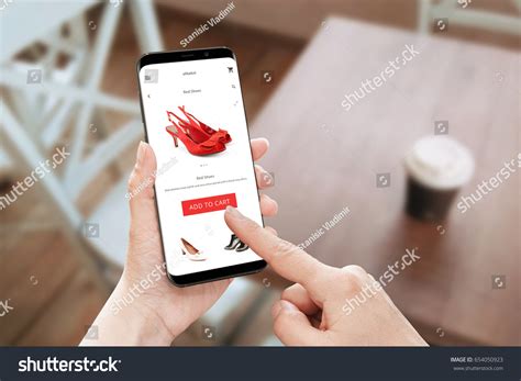 4 Hundred Add Cart Button On Device Screen Royalty Free Images Stock