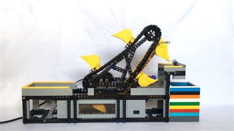 Lego Moc Lego Gbc Bucket Conveyor Module By Sawyer K Rebrickable