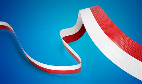 青の背景にインドネシアとモナコの3d国旗3d手を振るリボンフラグ3dイラスト 3dのストックフォトや画像を多数ご用意 3d お祝い