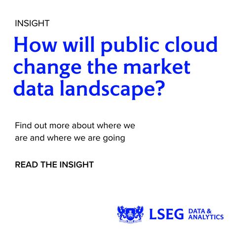 Lseg Data And Analytics On Linkedin Financial Market Data And Public Cloud Building For Today